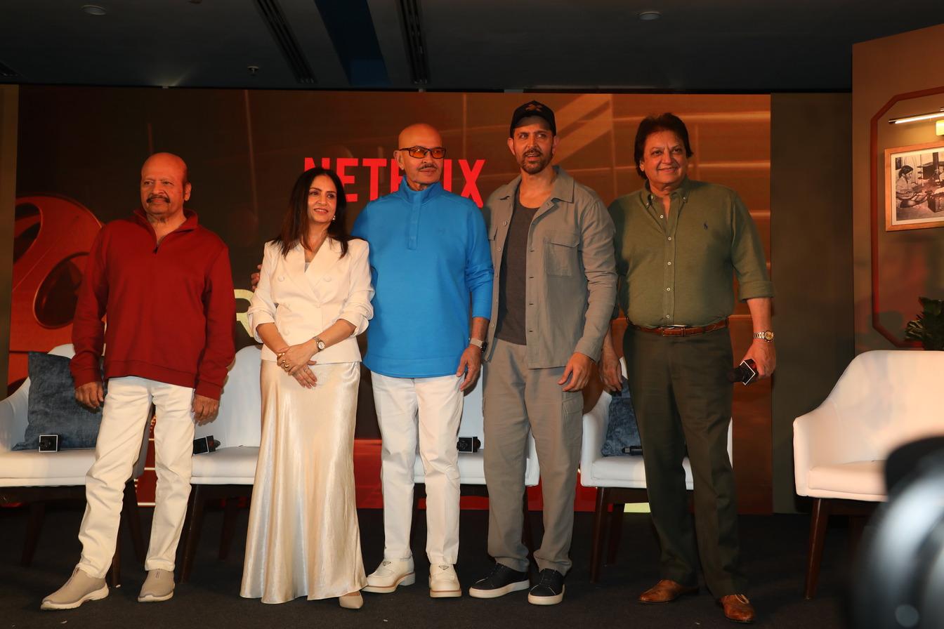 Rakesh Roshan, Rajesh, Hrithik Roshan & Director-Shashi Ranjan Graces ...