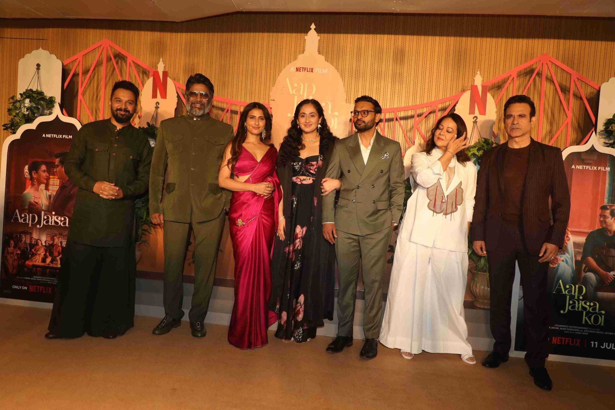 R. Madhavan, Fatima Sana Shaikh, Ayesha Raza, Manish Chaudhary, Namit Sharma, And Director Vivek ...