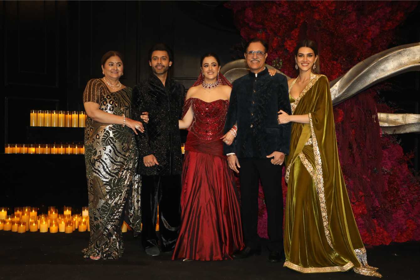 Celebs Grace The Wedding Reception Of Nupur Sanon & Stebin Ben - The ...